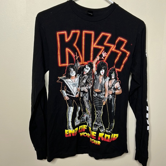 Kiss | Shirts | Rare Kiss End Of The Road World Tour Long Sleeve | Poshmark